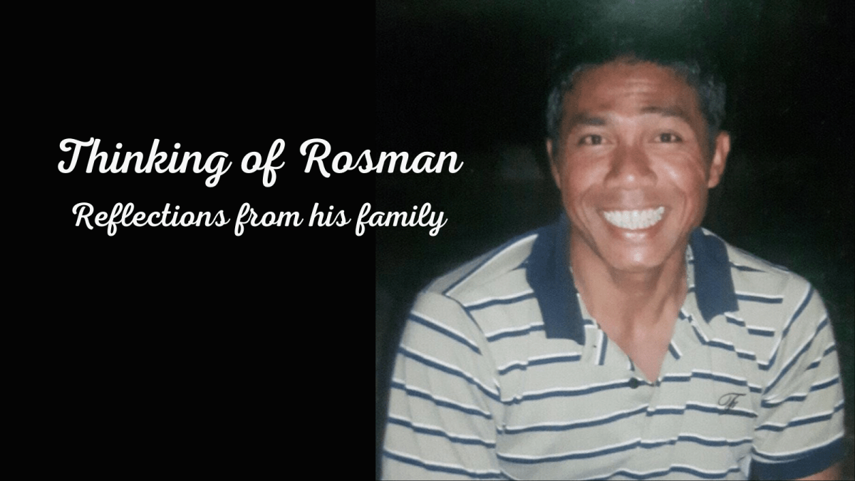 Rosman’s niece: “He radiates positivity always” – Transformative ...